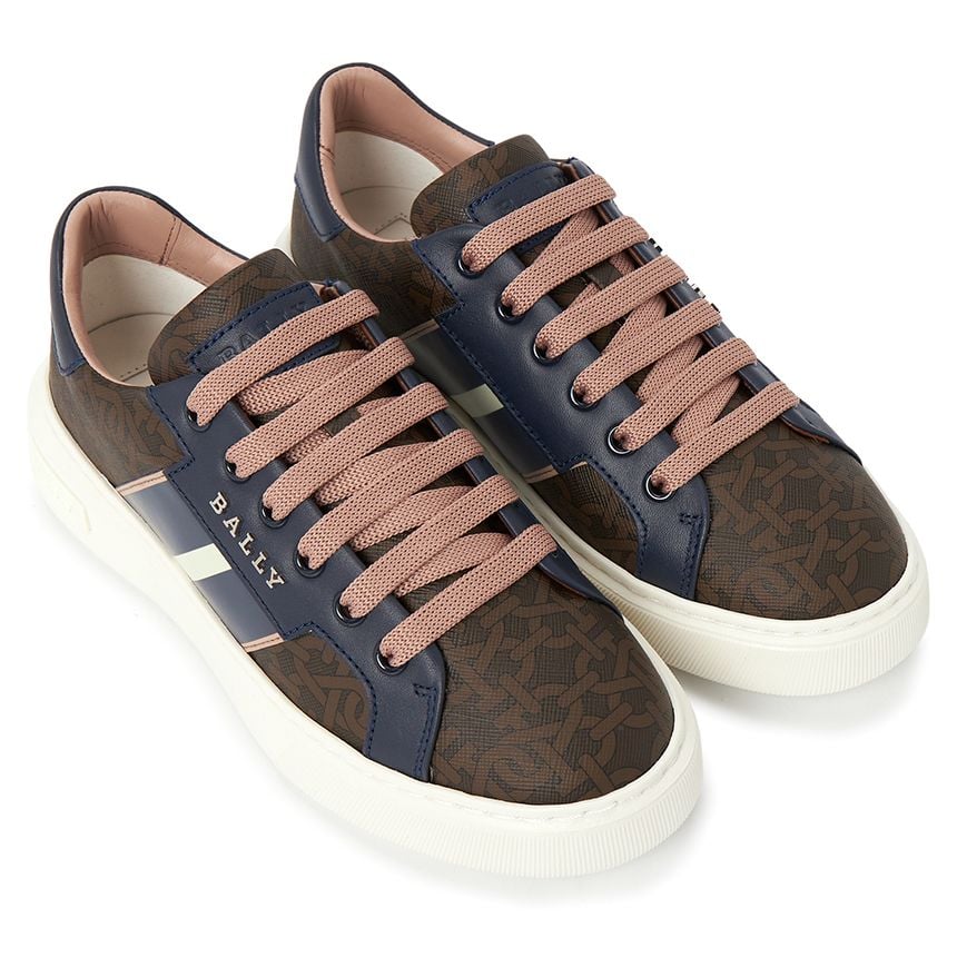 Giày Nữ Bally B-Monogram Sneakers 'Brown' MYRON-W-TPS-849 – LUXITY
