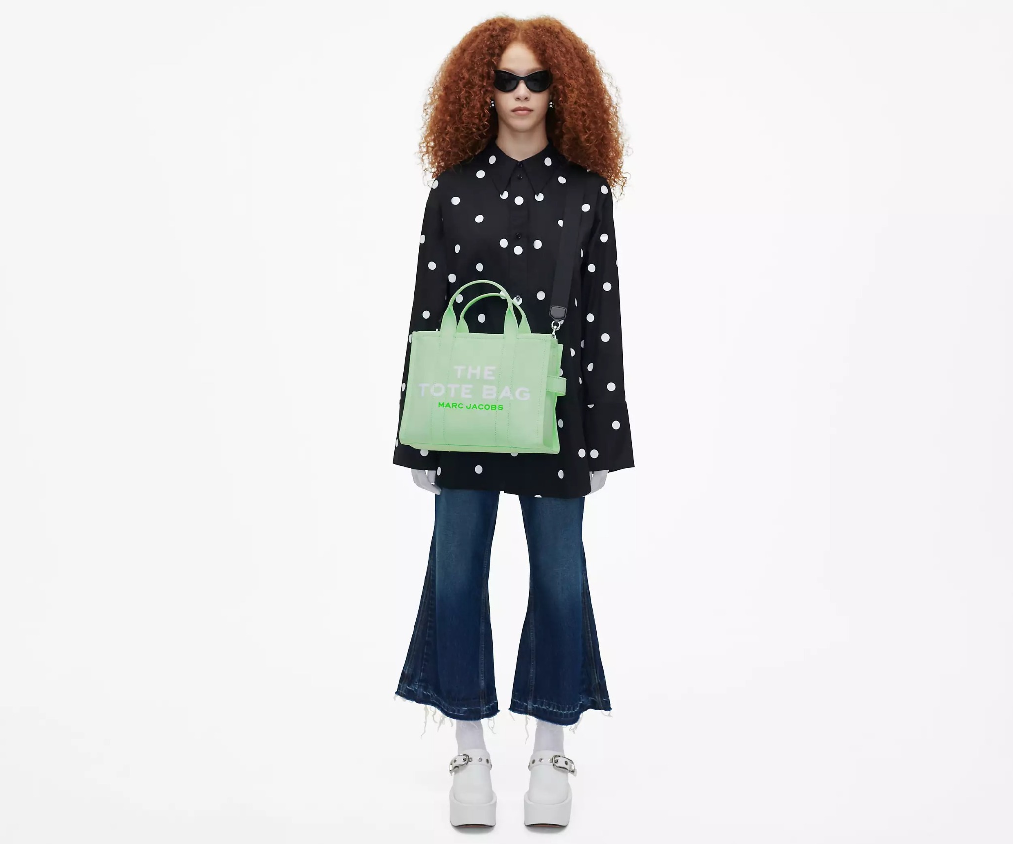 Túi Nữ Marc Jacobs Medium Tote Bag 'Chlorophyll' M0016161 – LUXITY