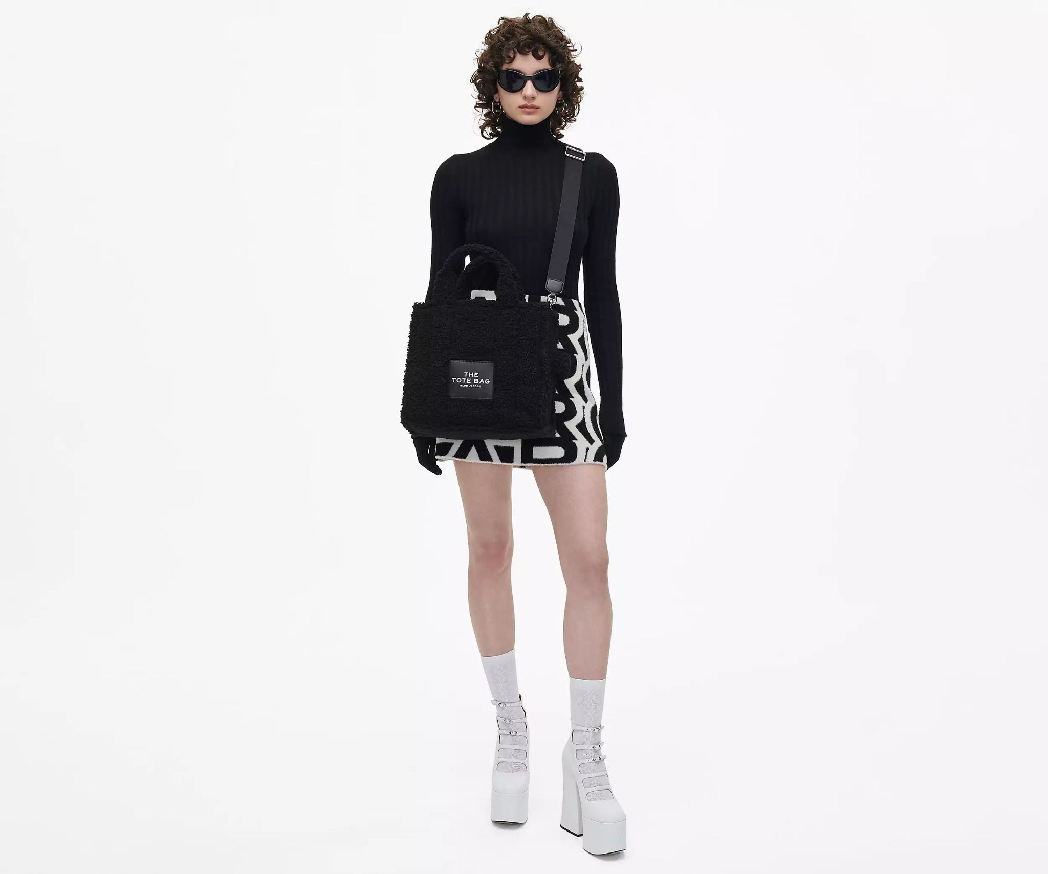 Túi Nữ Marc Jacobs Teddy Medium Tote Bag 'Black' M0016740 – LUXITY