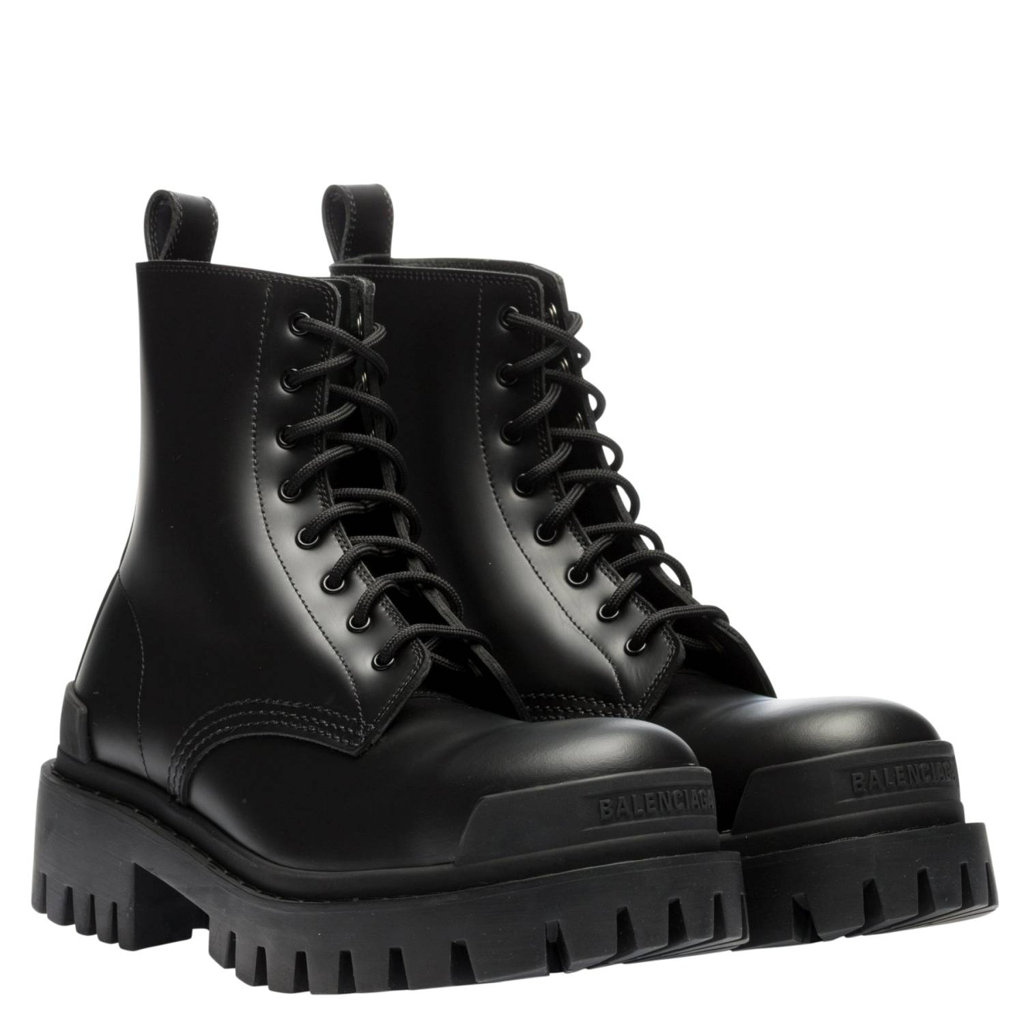 Giày Balenciaga Wmns Leather Combat Boots Strike 590974-WA960-1000 – LUXITY