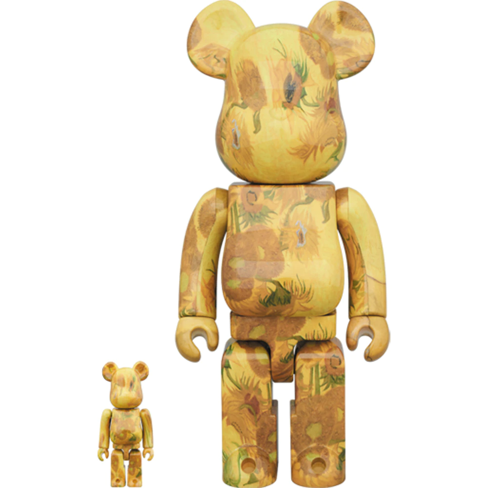 Mô Hình Bearbrick Van Gogh Museum Sunflowers – LUXITY Mô Hình Bearbrick Van Gogh Museum Sunflowers – LUXITY