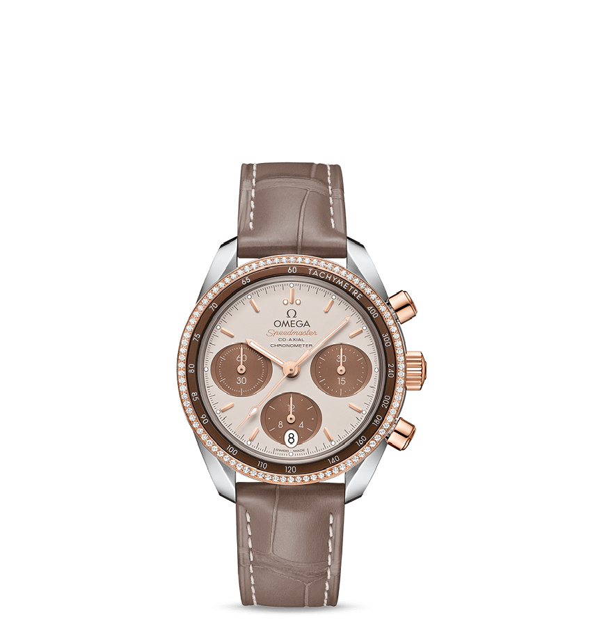 Đồng Hồ OMEGA Speedmaster Chronograph Stainless Steel & Rose Gold Diam ...