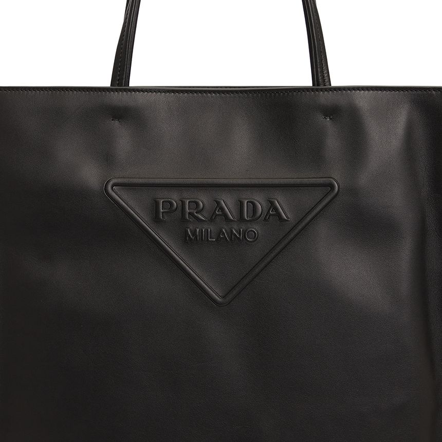 Túi Nữ Prada Logo Tote 'Black' 1BG429-2DDJ-F0002-ORO – LUXITY