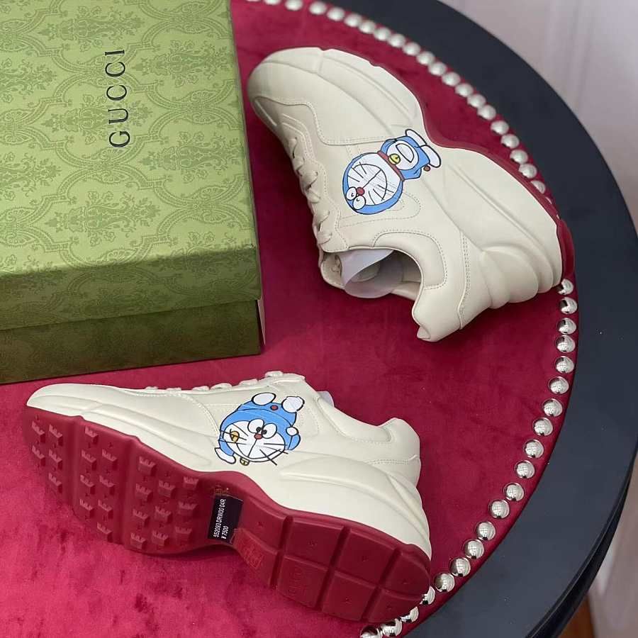 Giày Nam Gucci x Doraemon Rhyton 'Ivory' 655025-DRW00-9522 – LUXITY