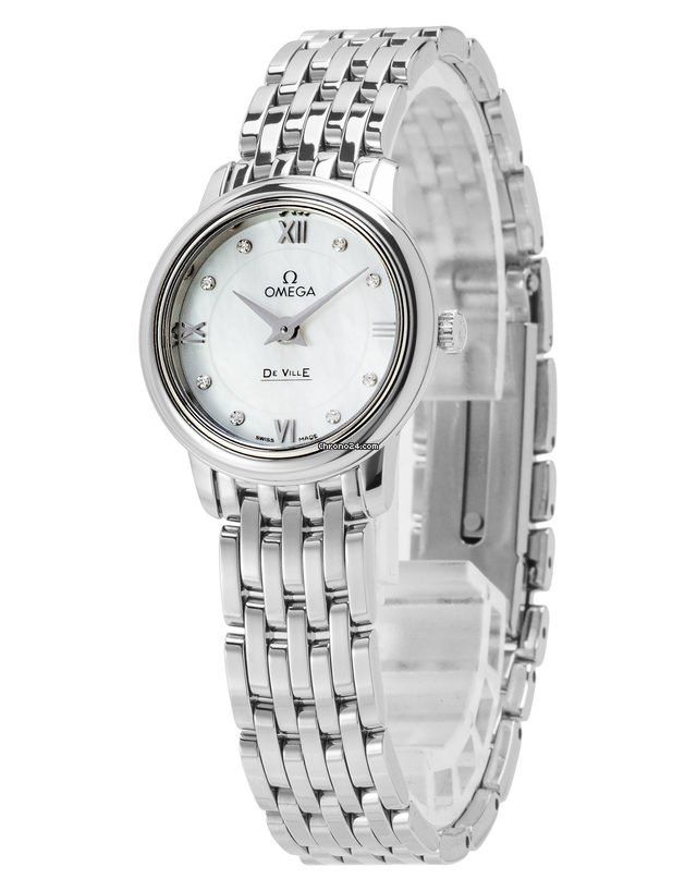 Đồng Hồ OMEGA De Ville Prestige Mother of Pearl Dial Ladies Watch 424- – LUXITY