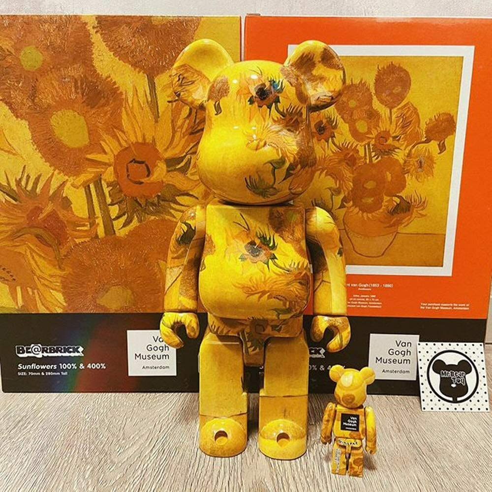 Mô Hình Bearbrick Van Gogh Museum Sunflowers – LUXITY Mô Hình Bearbrick Van Gogh Museum Sunflowers – LUXITY