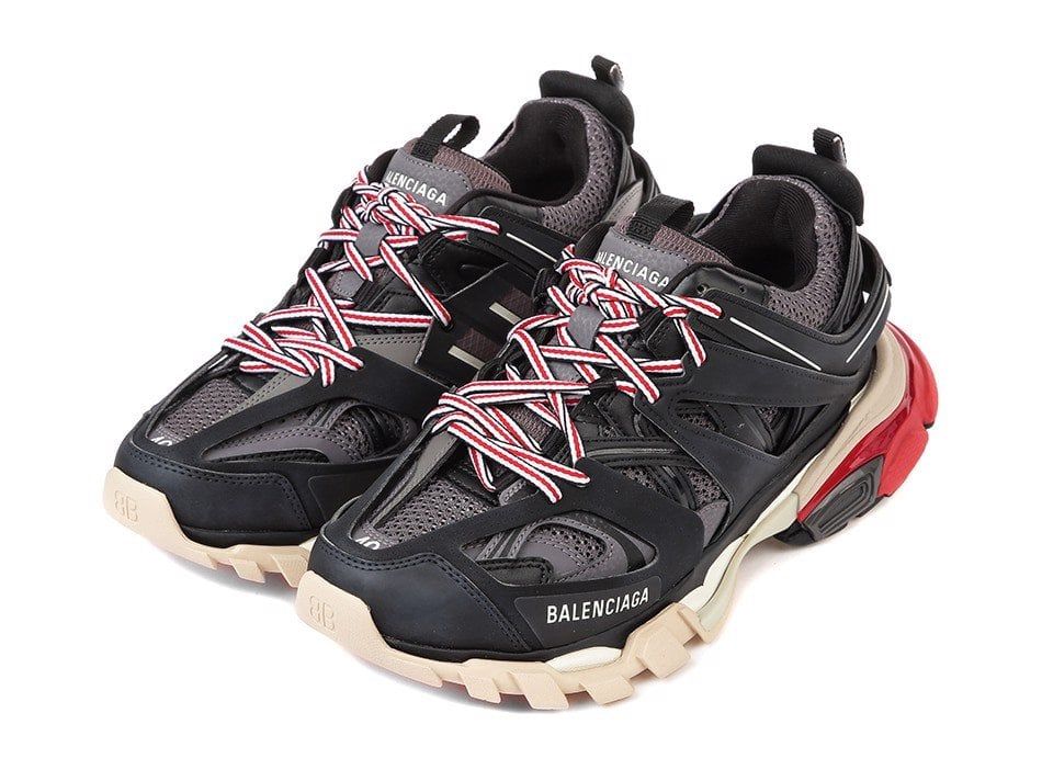 Giày Nam Balenciaga Track Trainer 'Black Red' 542023-W1GB6-1002 – LUXITY