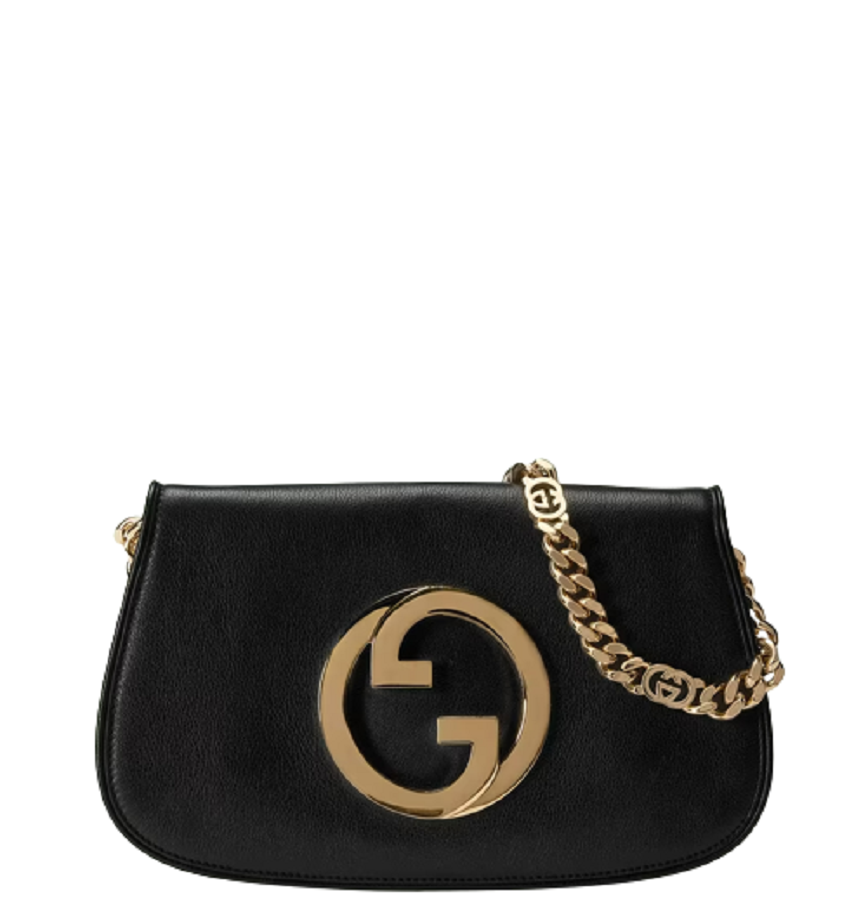 Túi Gucci Nữ Blondie Medium Shoulder Bag Black ‎699268-UXX0G-1000 – LUXITY