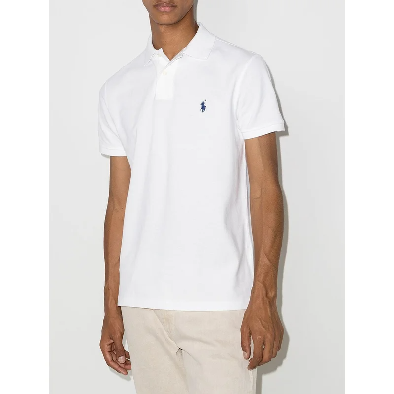 Áo Nam Polo Ralph Lauren Slim Fit 'White' 710666998002 – LUXITY