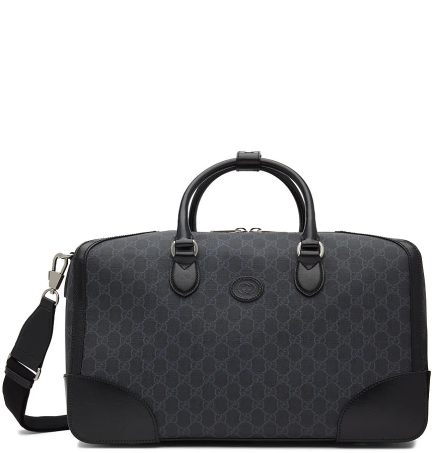 Vali Gucci GG Duffle Bag Interlocking G 'Black' 725605-92THN-1000 – LUXITY