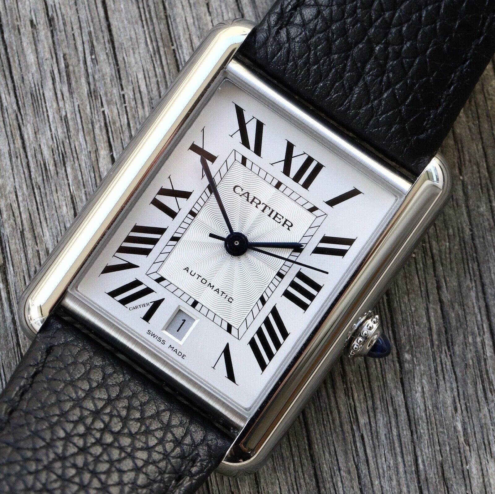 Đồng Hồ Nam Cartier Tank Must Extra Large Automatic 'Silver' WSTA0040 ...