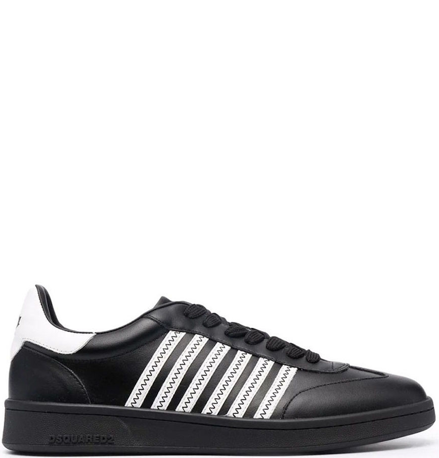 Giày Nam Dsquared2 Side-stripe Detail Low 'Black' SNM018101500001M063 ...