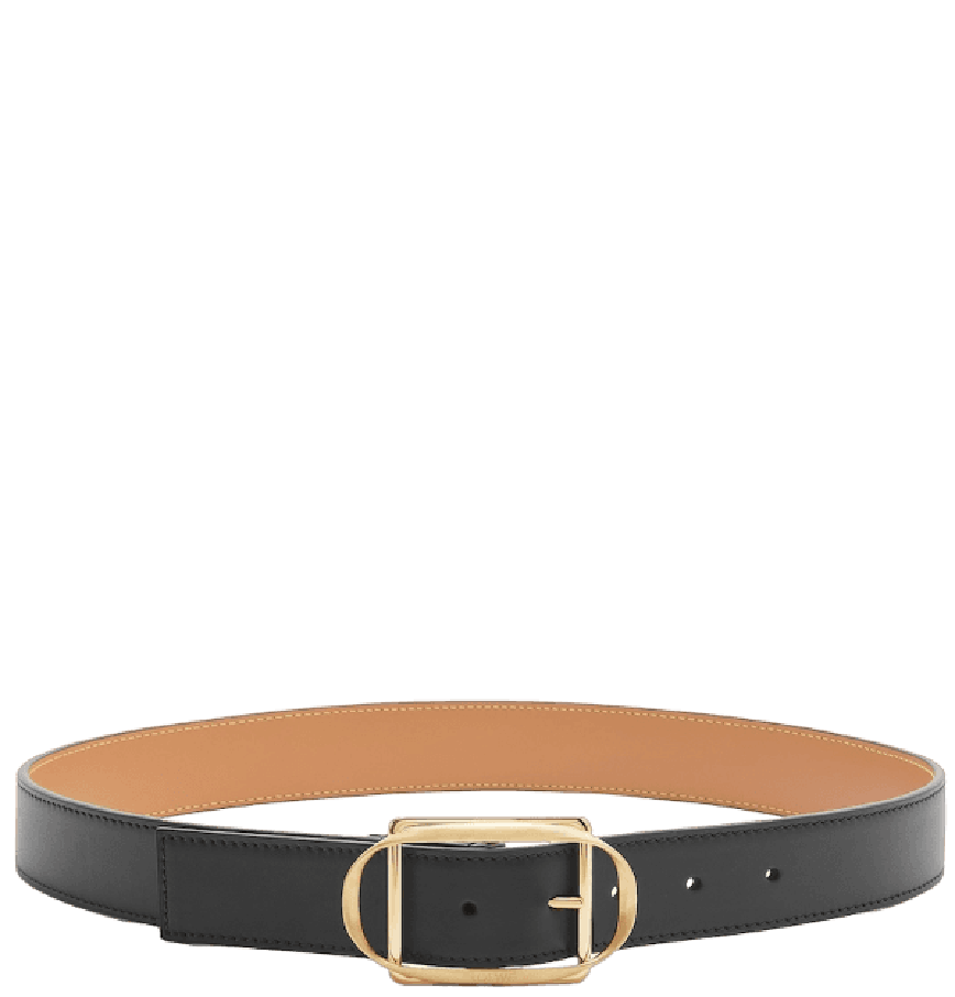 Thắt Lưng Nam Loewe Curved Buckle Belt 'Black' E619Z20X45-1206 – LUXITY
