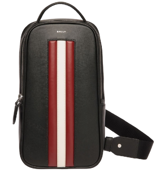 Túi Bally Mythos Sling Bag In Recycled Leather 'Black' 6308465 – LUXITY