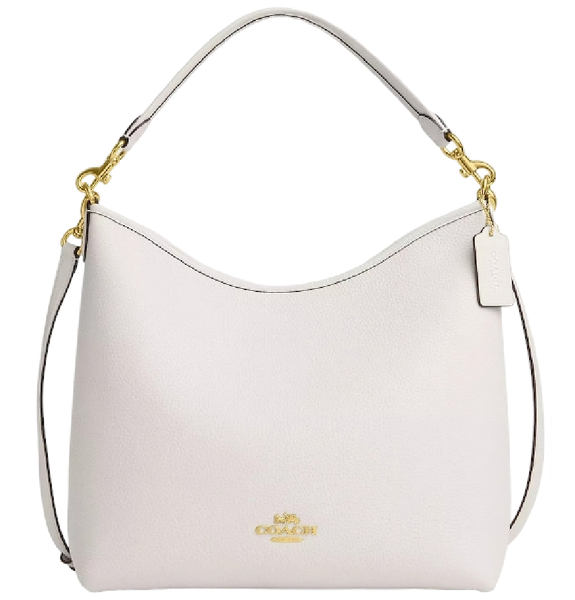Túi Nữ Coach Laurel Large Shoulder Bag 'Chalk' CY684-IMCHK – LUXITY
