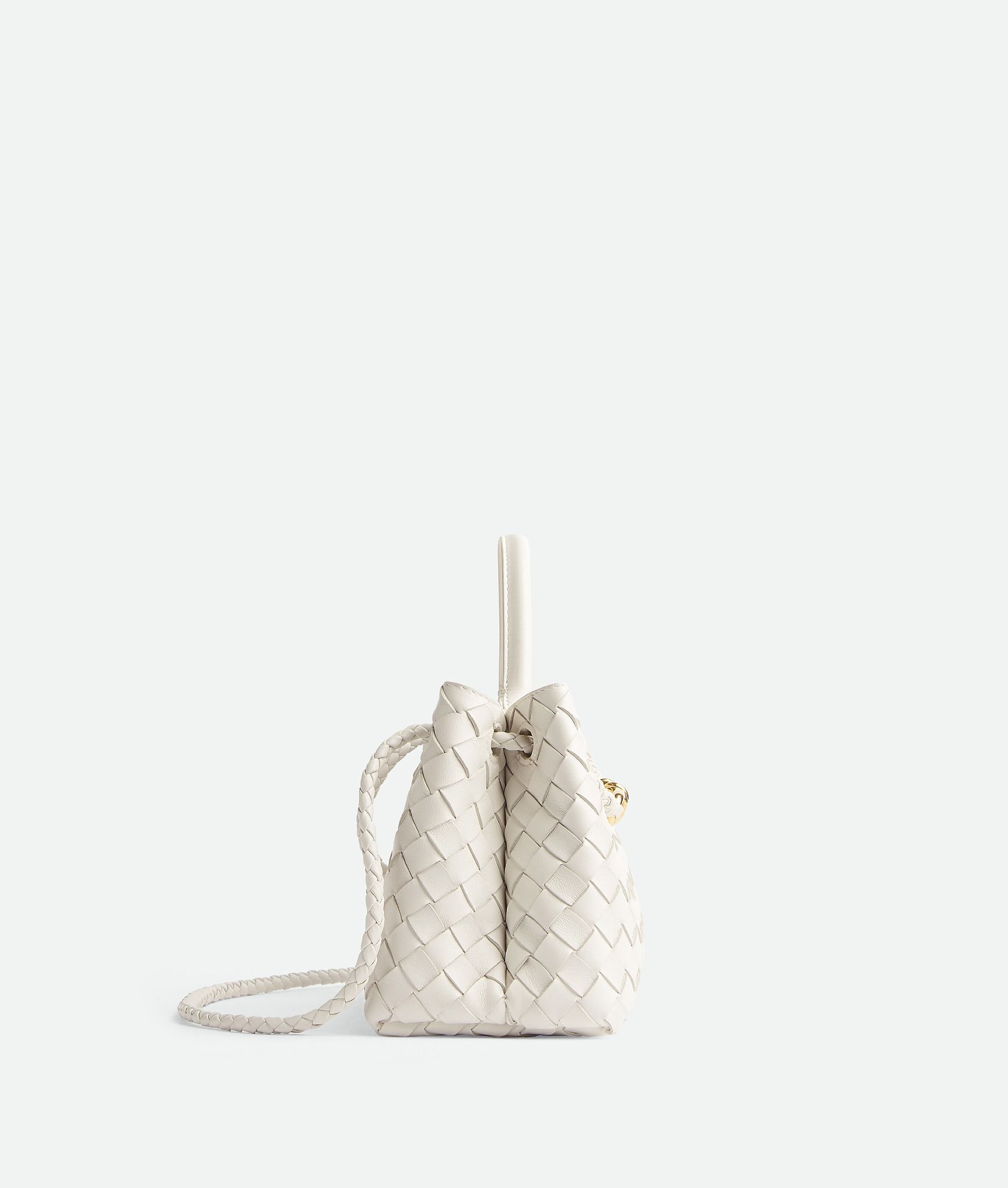 Túi Nữ Bottega Veneta Small East/West Andiamo 'White' 754990VCPP19156 ...