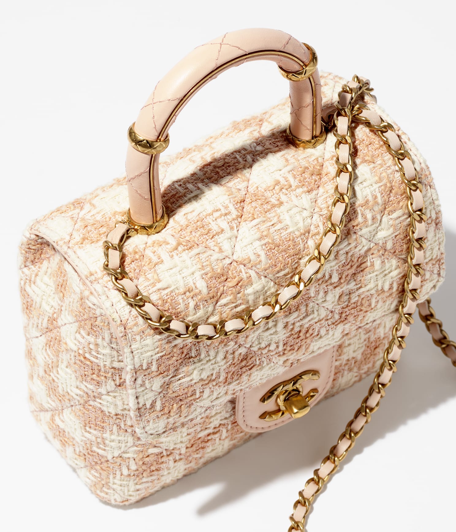 Túi Nữ Chanel Tweed Lambskin Gold 'Orange Ecru' AS4035-B10786-NN371 ...