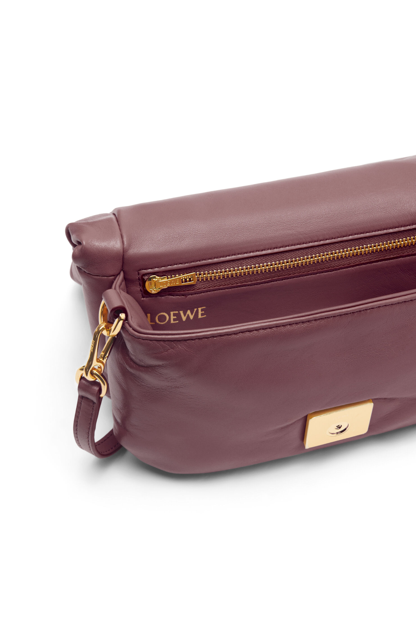 Túi Nữ Loewe Mini Puffer Goya Shiny Nappa 'Burgundy' A896W56X01-7110 ...