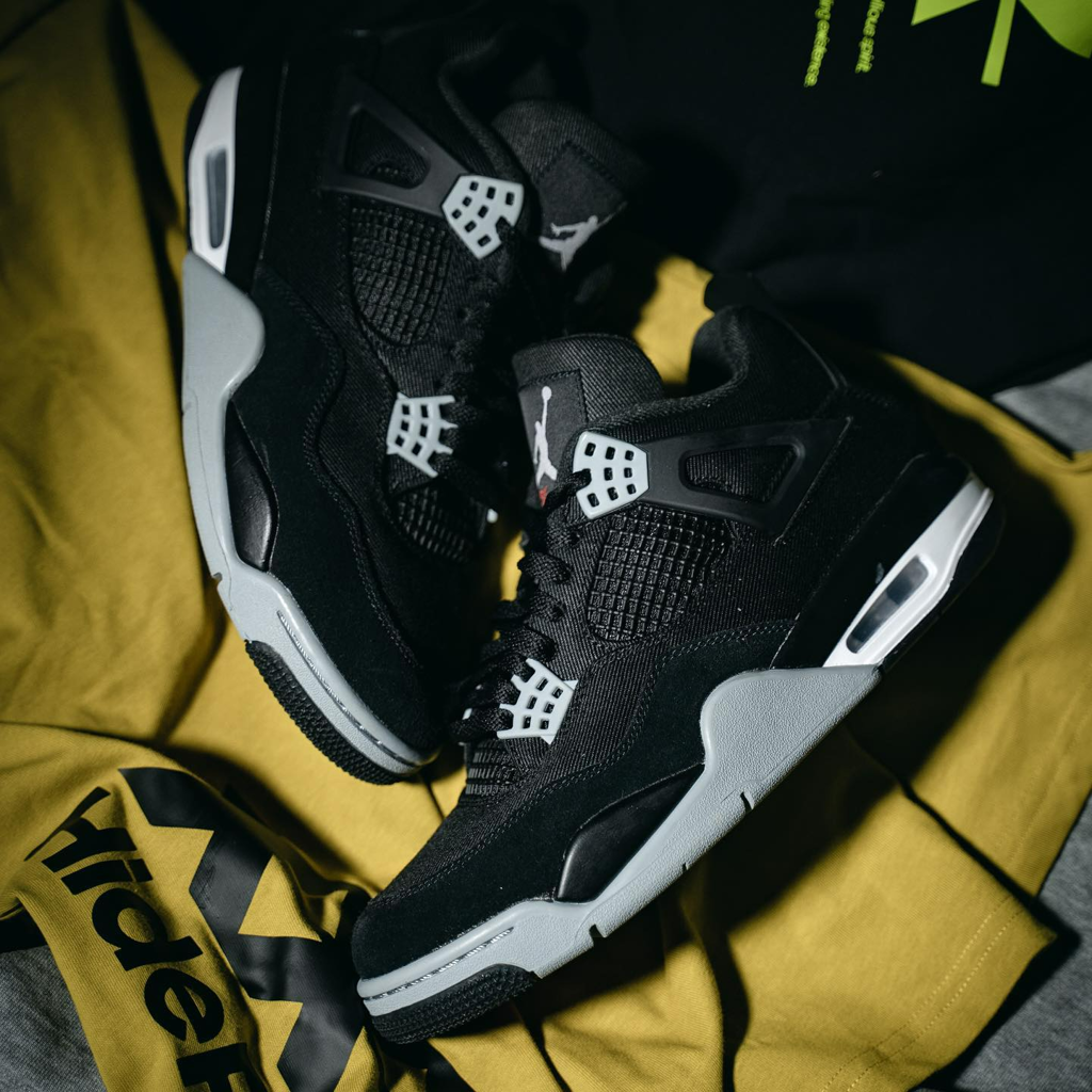 Giày Nike Air Jordan 4 Retro SE 'Black Light Steel' DH7138-006 – LUXITY
