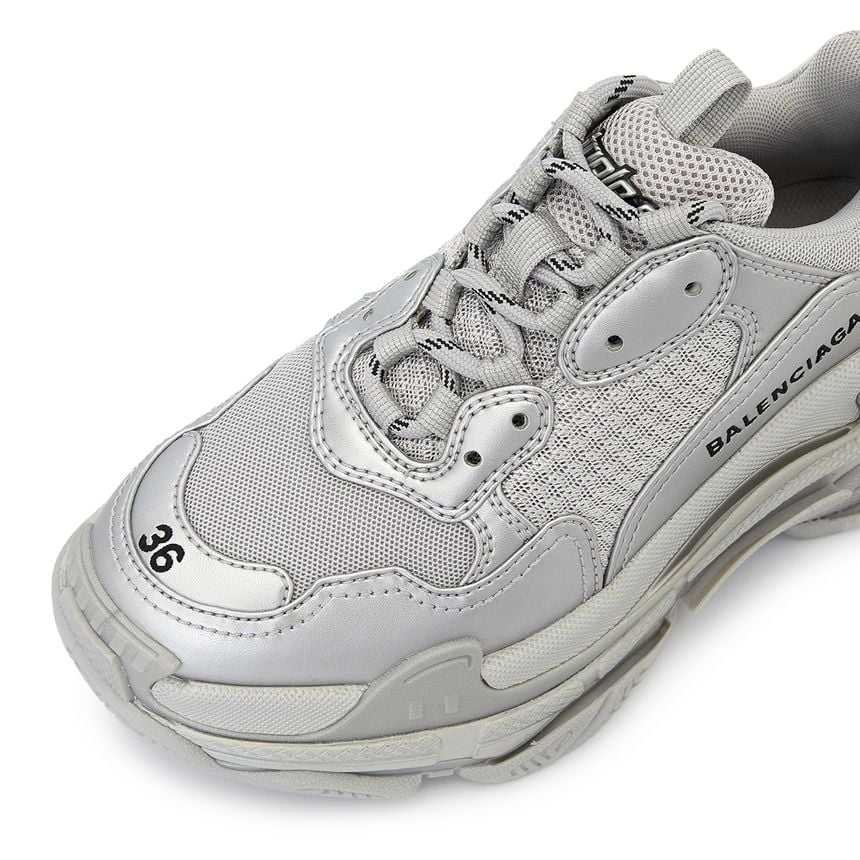 Giày Nữ Balenciaga Triple S Trainer Sneaker 'Silver' 524039-W2FS2-8100 ...