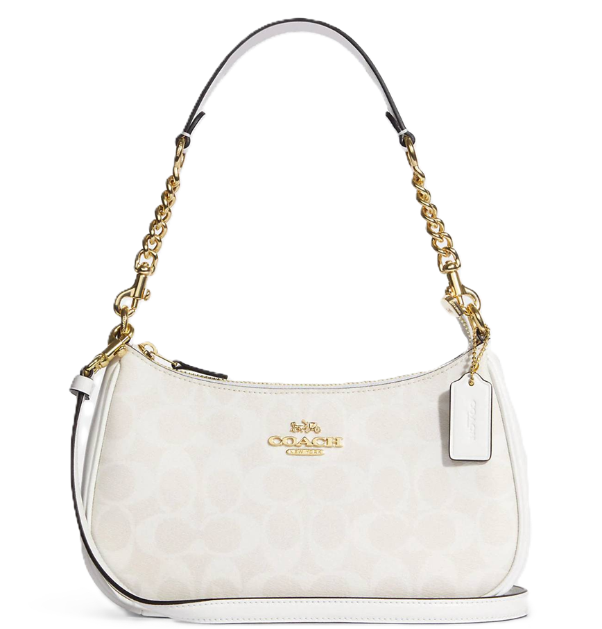 Túi Nữ Coach Terry Canvas Logo Shoulder Bag 'White' CA548-IMRFF – LUXITY