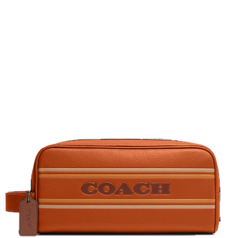 Túi Coach Large Travel Kit Coach Stripe 'Canyon Multi' CH077-QBNP6 – LUXITY