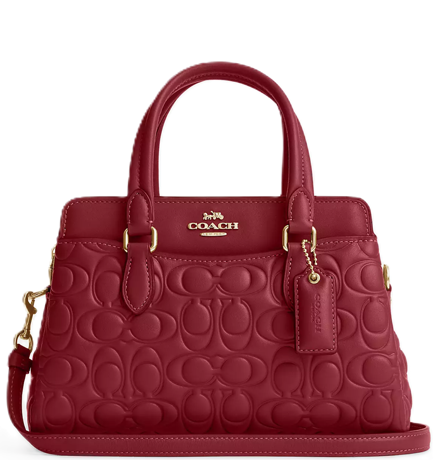 Túi Nữ Coach Mini Darcie Carryall Signature 'Cherry' CM050-IMCHE – LUXITY