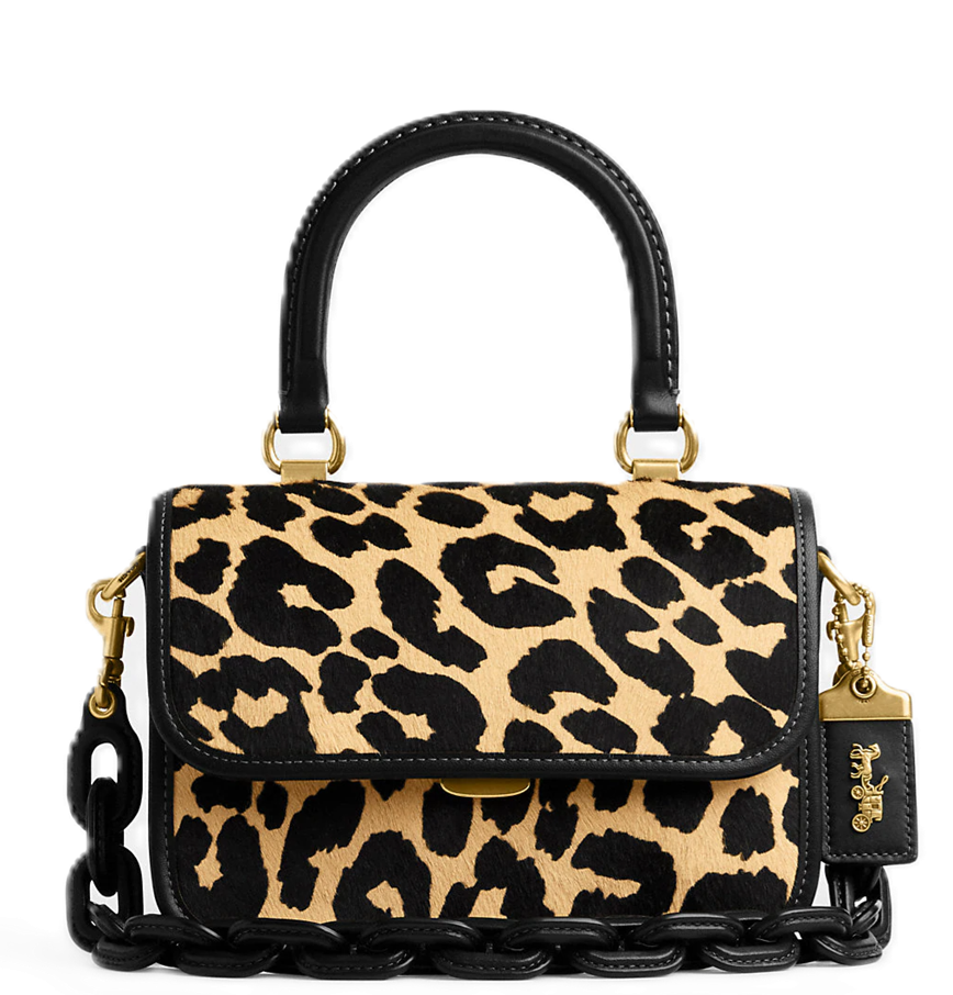 Túi Nữ Coach Rogue Top Handle Haircalf 'Leopard' CM535 – LUXITY