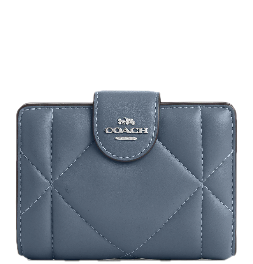 Ví Nữ Coach Medium Corner Zip Puffy Diamond 'Light Mist' CM997-SVQWP ...