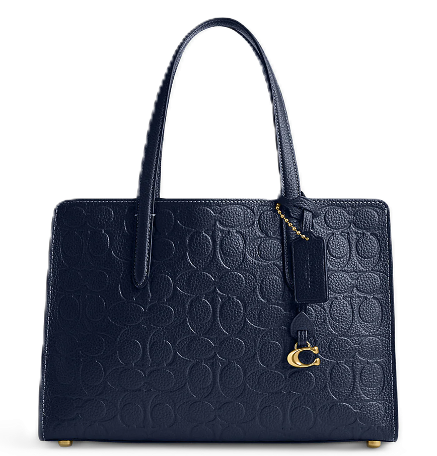 Túi Nữ Coach Carter Carryall 28 Signature 'Deep Blue' CO670 – LUXITY