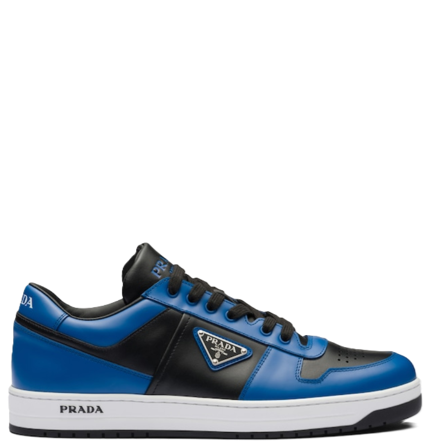 Giày Nam Prada Downtown Leather 'Black Cobalt Blue' 2EE364-3LKG-F098P ...