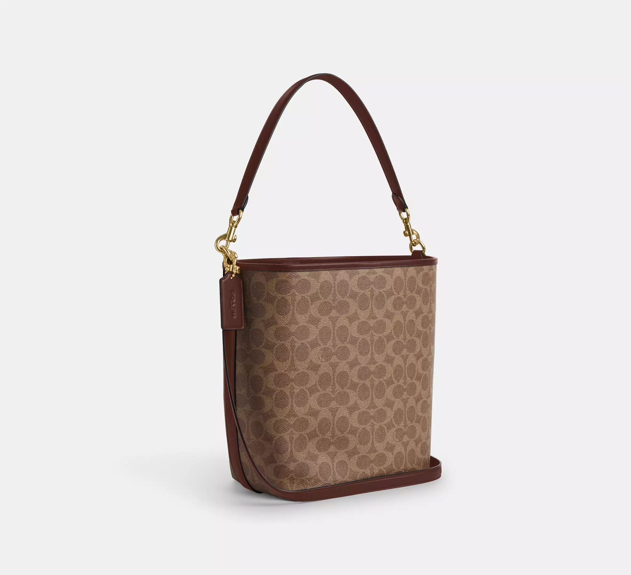 Túi Nữ Coach City Large Bucket Signature Canvas 'Tan' CT802-IMXHE – LUXITY