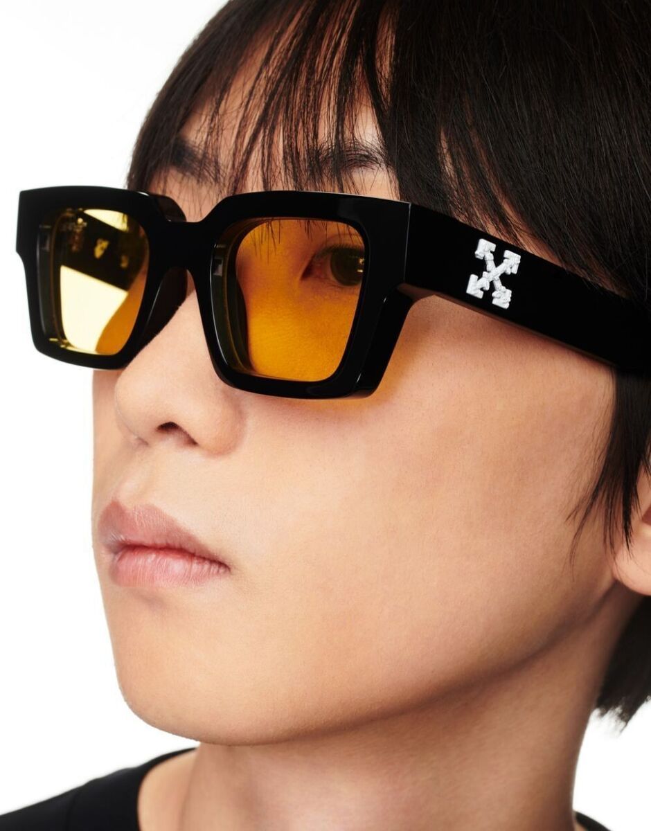 Kính Off-White Virgil Square Frame 'Yellow' OERI008C99PLA0021018 – LUXITY