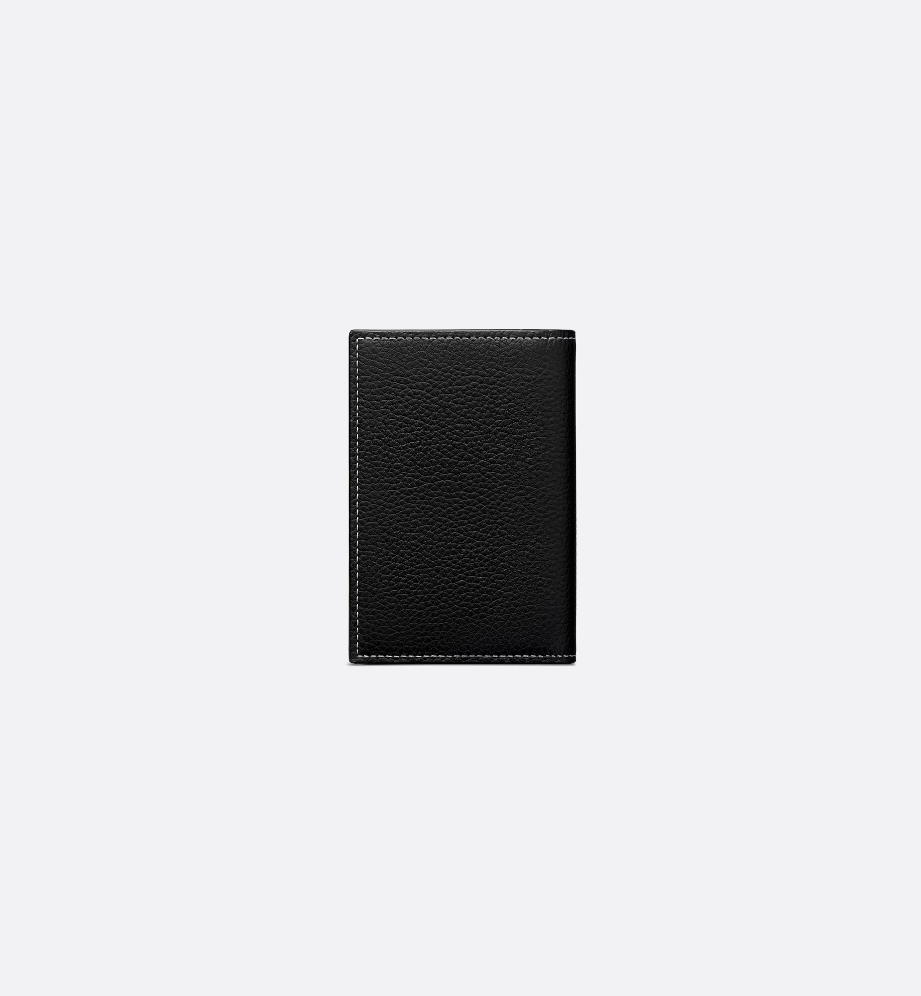 Ví Nam Dior Saddle Vertical Card Holder 'Black' 2ADCH169YKK-H00N – LUXITY