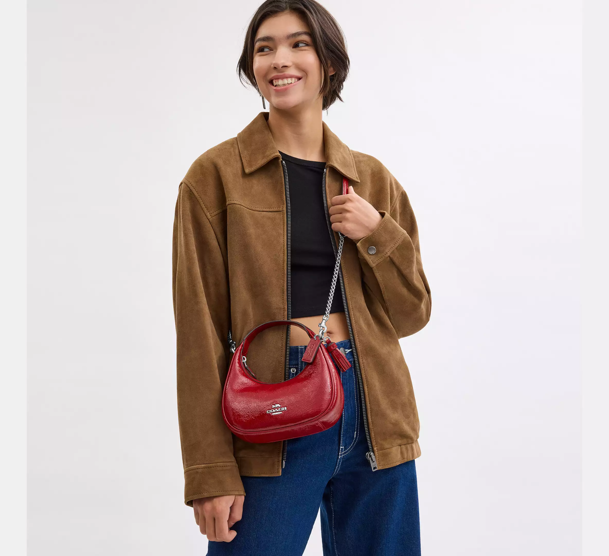 Túi Nữ Coach Carmen Mini Crossbody Bag 'Red' CW036-SV2FRD – LUXITY