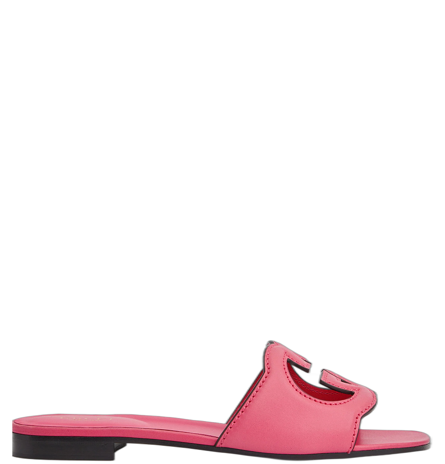 Dép Nữ Gucci Interlocking G Cut-Out 'Pink' ‎742058-US000-6627 – LUXITY