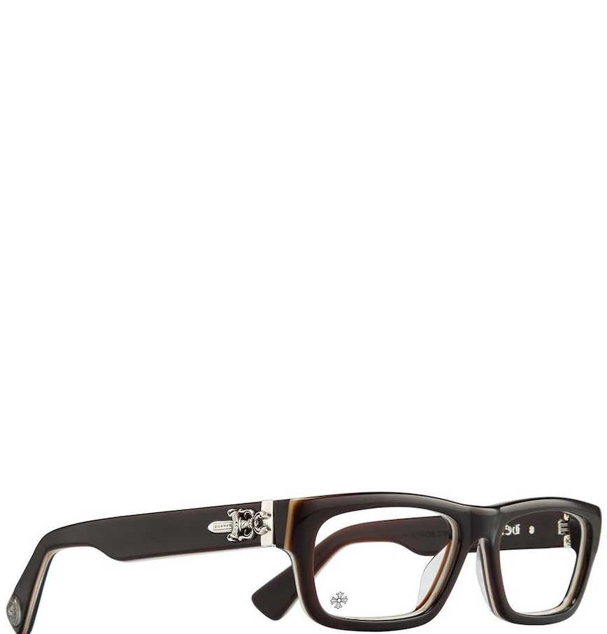 Kính Nam Chrome Hearts Glasses Frame Inflatable Date 'Brown Frame' – LUXITY
