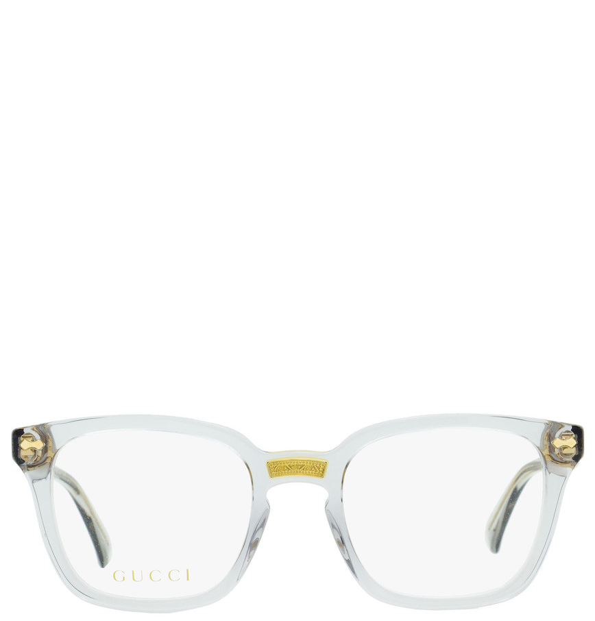Kính Nữ Gucci Rectangular Eyeglasses Transparent 'Gray' GG0184-005 – LUXITY