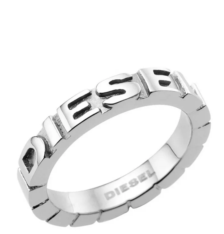 Nhẫn Diesel Steel Cubed Ring Wit 'Silver' DX0030 – LUXITY