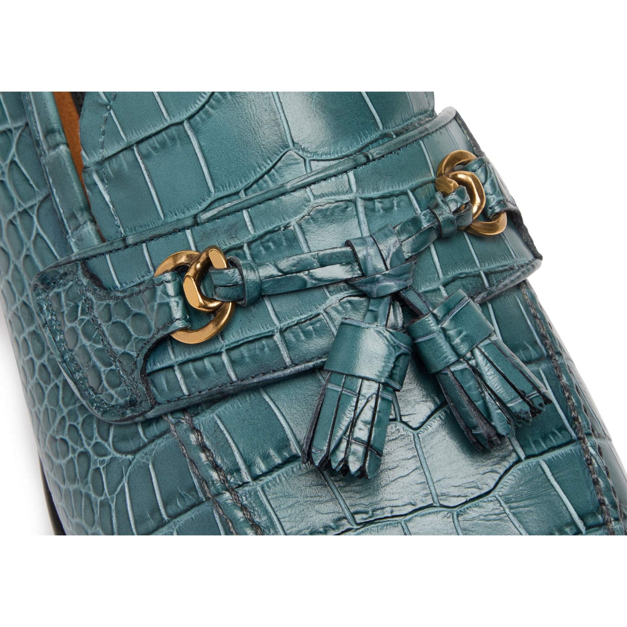 Giày Nam Tom Ford Printed Alligator Sean Loafer 'Teal' J1424-LCL168X ...