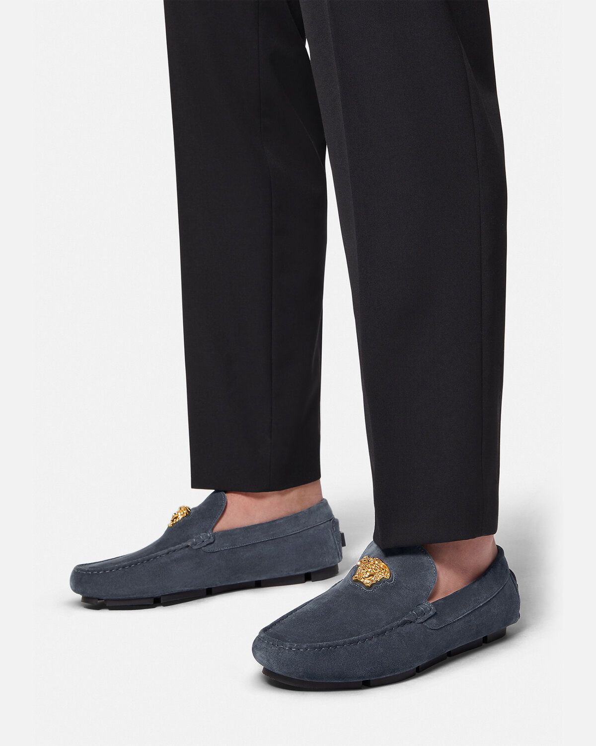 Giày Nam Versace La Medusa Driver Shoes 'Navy' 1003701-1A00634-1U61V ...