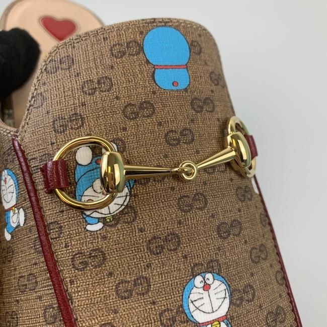 Giày Nữ Gucci x Doraemon Princetown 'Ivory' 655038-2TU10-8967 – LUXITY