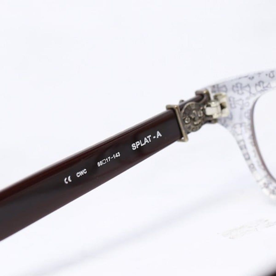 Kính Nam Chrome Hearts Splat 'Brown' – LUXITY
