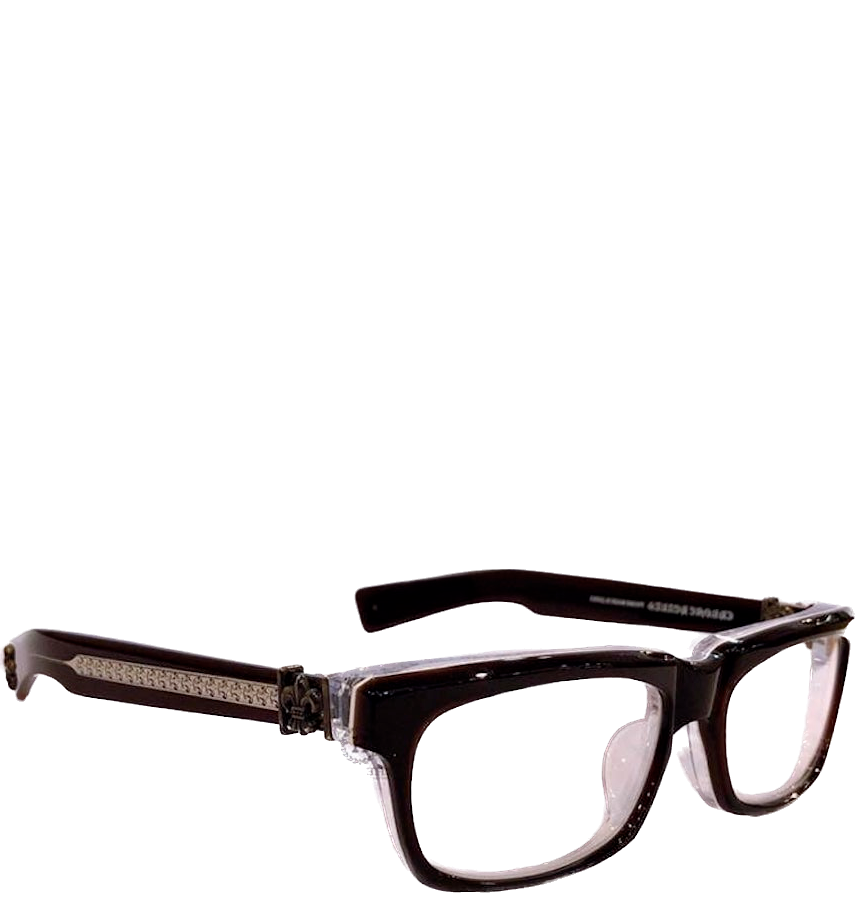 Kính Nam Chrome Hearts Splat 'Brown' – LUXITY