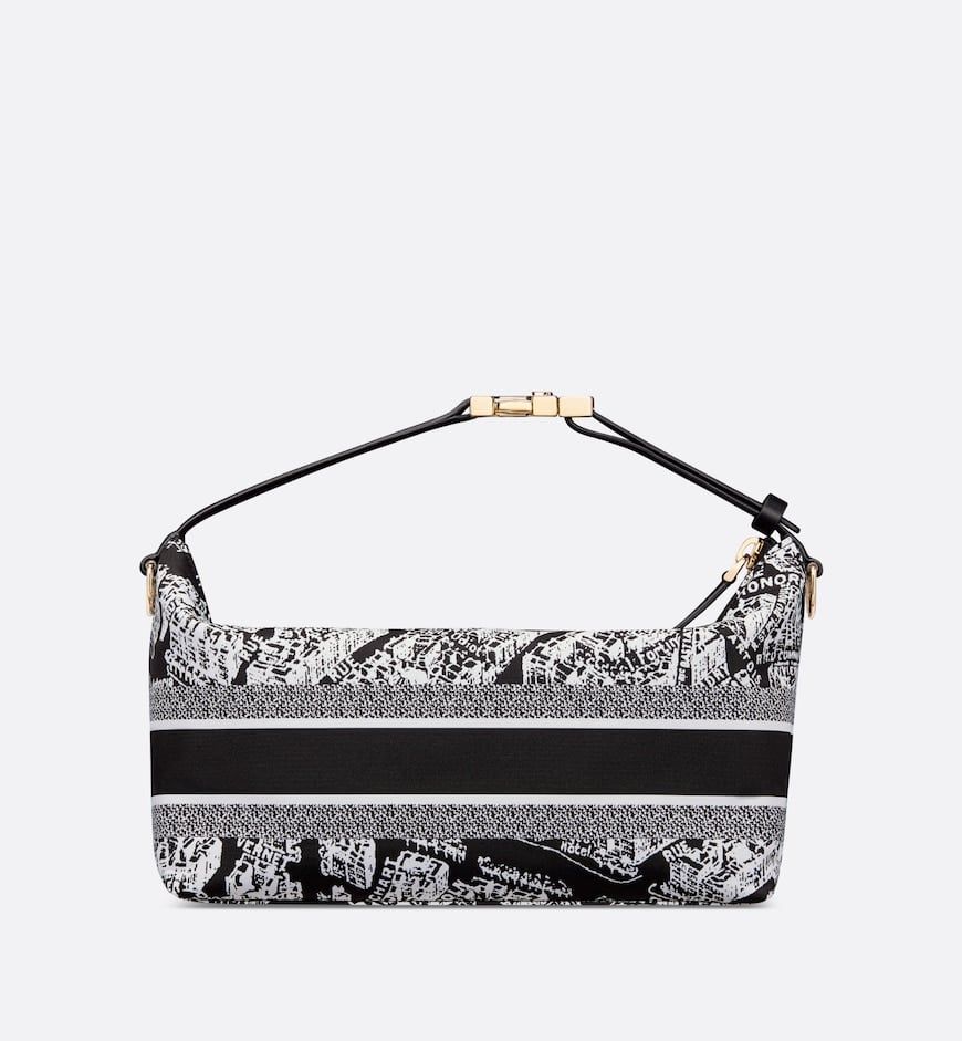 Túi Nữ Dior Medium Diortravel Nomad Pouch 'Black White' S5554OBQD-M993 ...