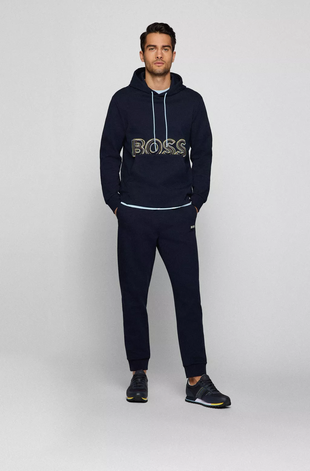 Giày Nam Hugo Boss Running Inspired Trainers 50474717 – LUXITY