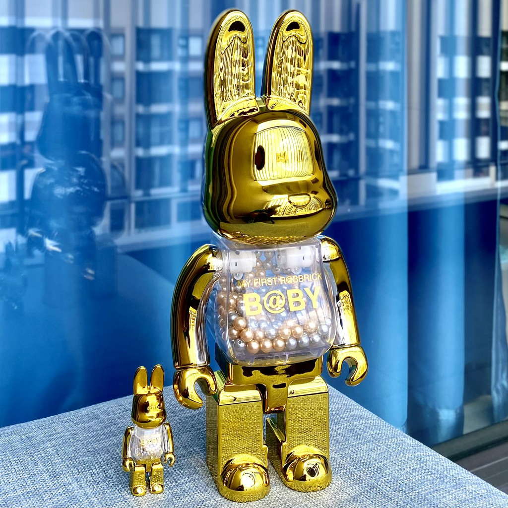 Mô Hình Bearbrick My First Rabbrick Baby Gold – LUXITY