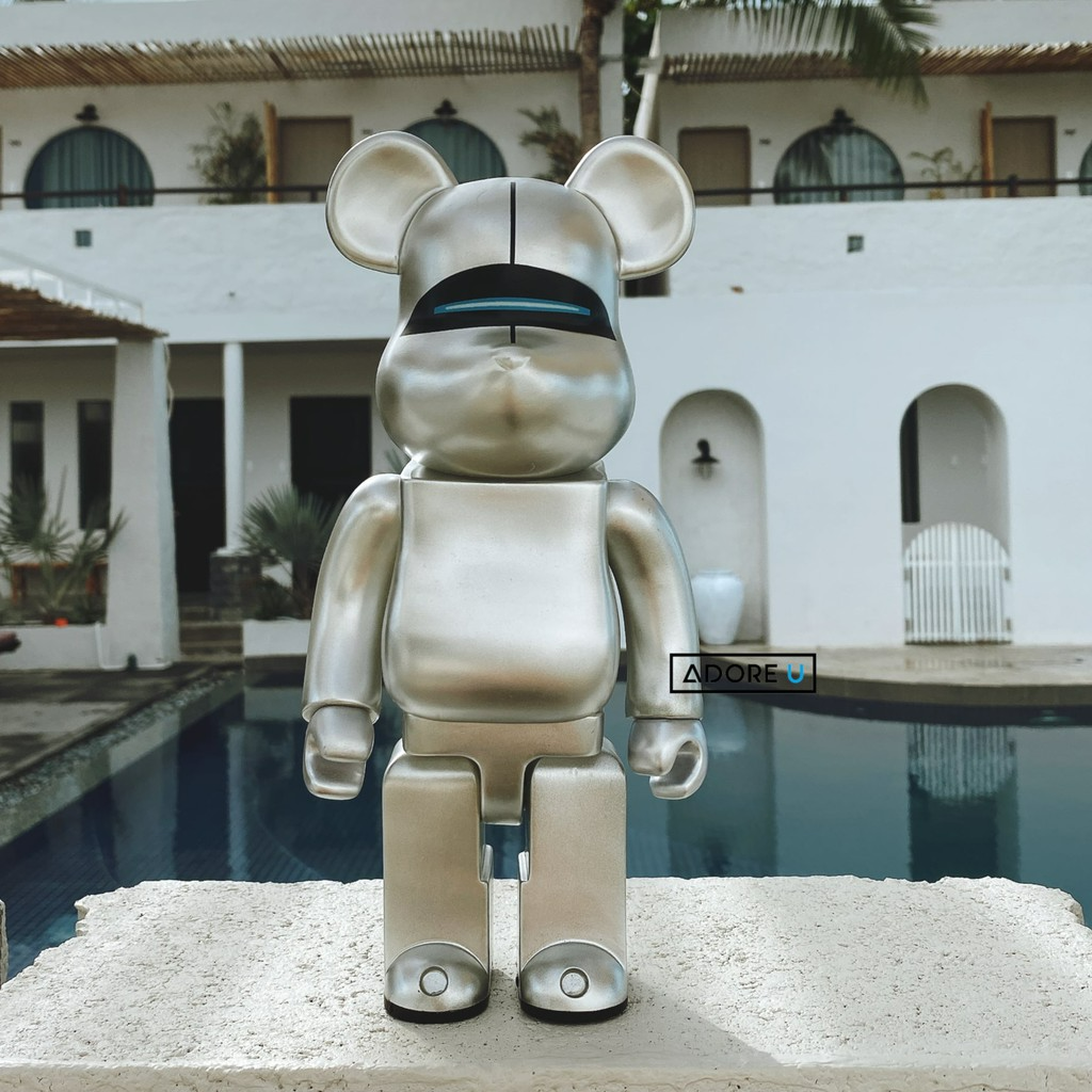 Mô Hình Bearbrick Sorayama Sexy Robot Silver – LUXITY