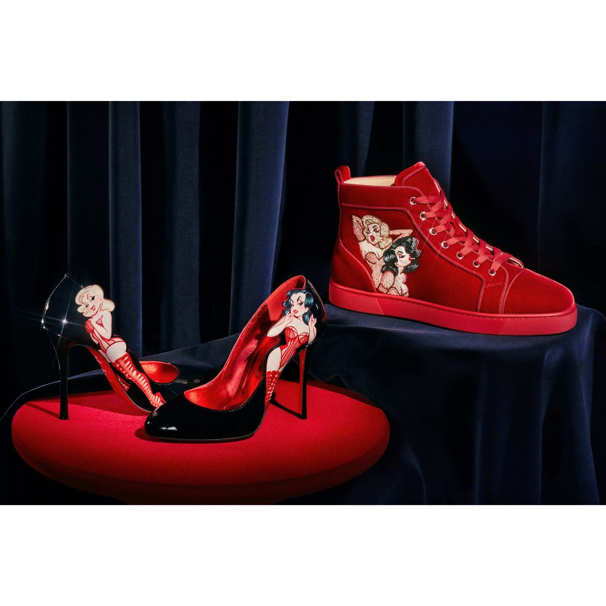 Giày Nam Christian Louboutin Loupin Up 'Loubi' 1220275R291 – LUXITY