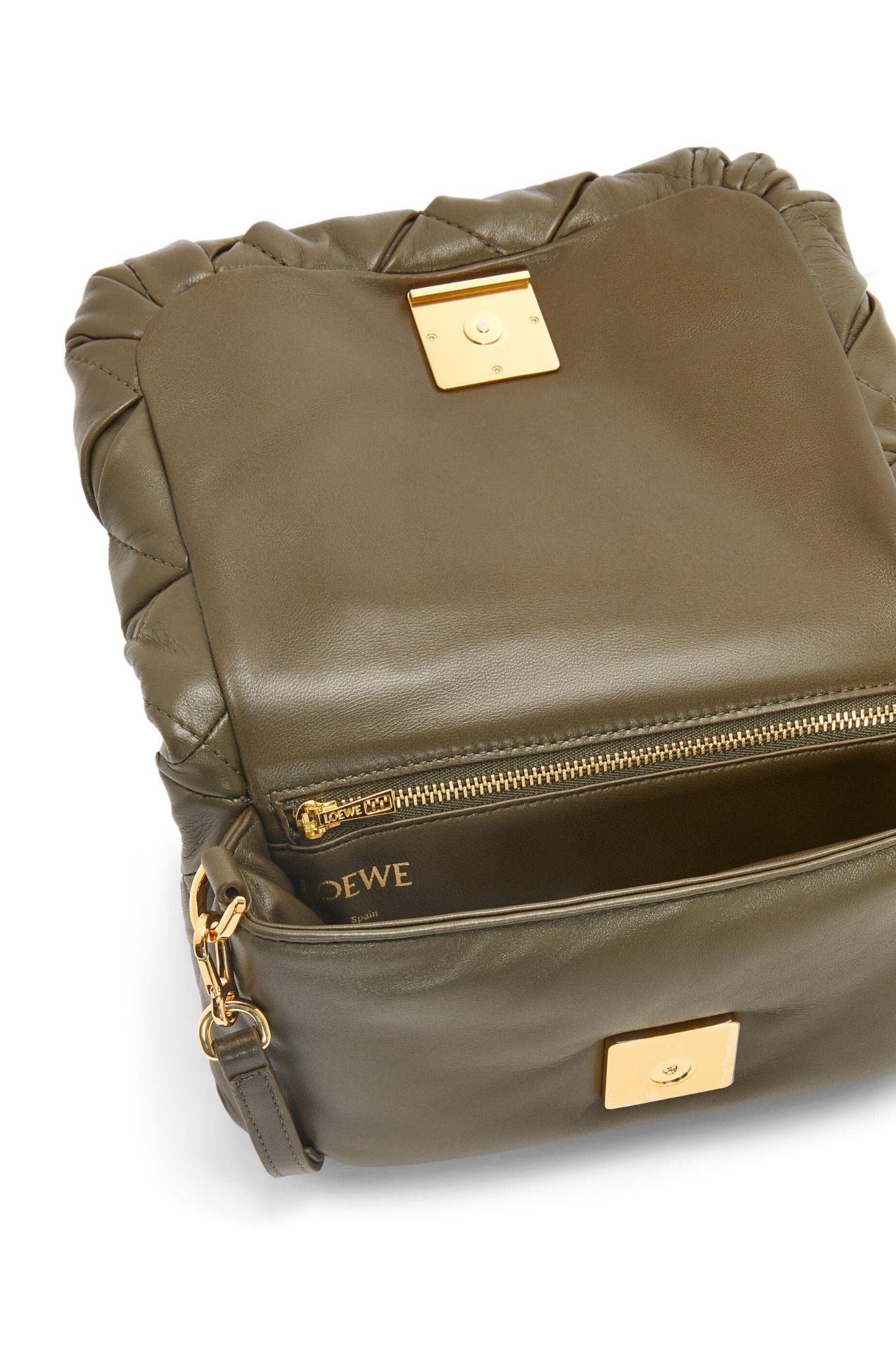 Túi Nữ Loewe Mini Puffer Goya 'Khaki Green' A896W56X05 – LUXITY